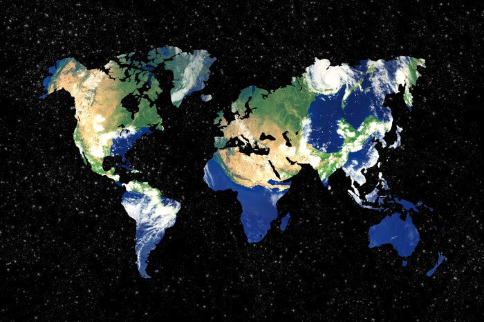 Earth Space | Stretched Canvas – Wall Art Prints